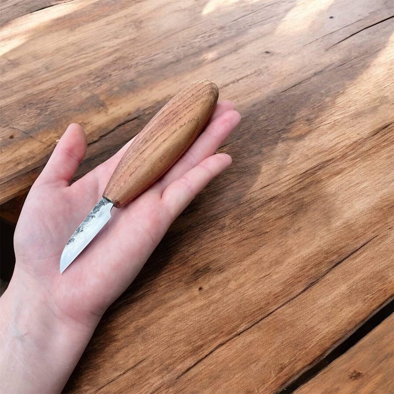 Handmade Wood Carving Knife: High-carbon Steel Detail Knife - Etsy