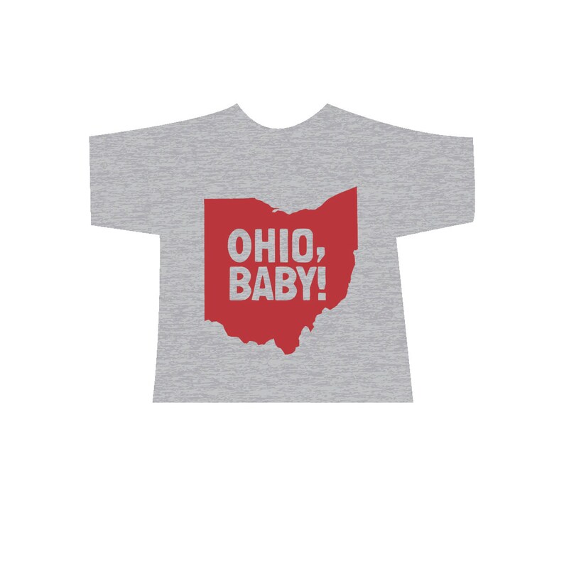 Gray OHIO BABY Toddler Shirt/baby Bodysuit - Etsy