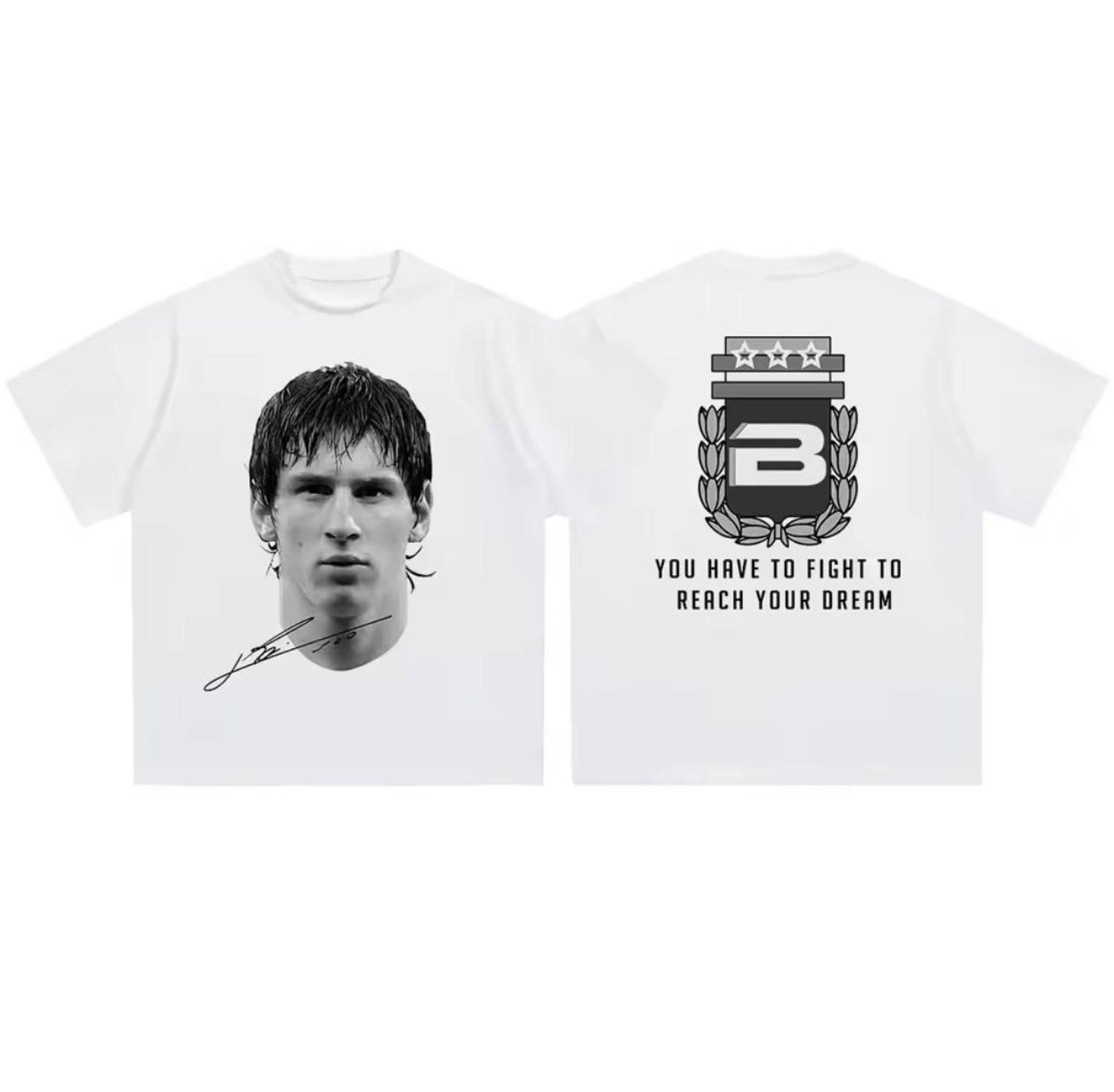 Lionel Messi Argentina Barcelona Spain Sommer Tshirt Football Y2k ...