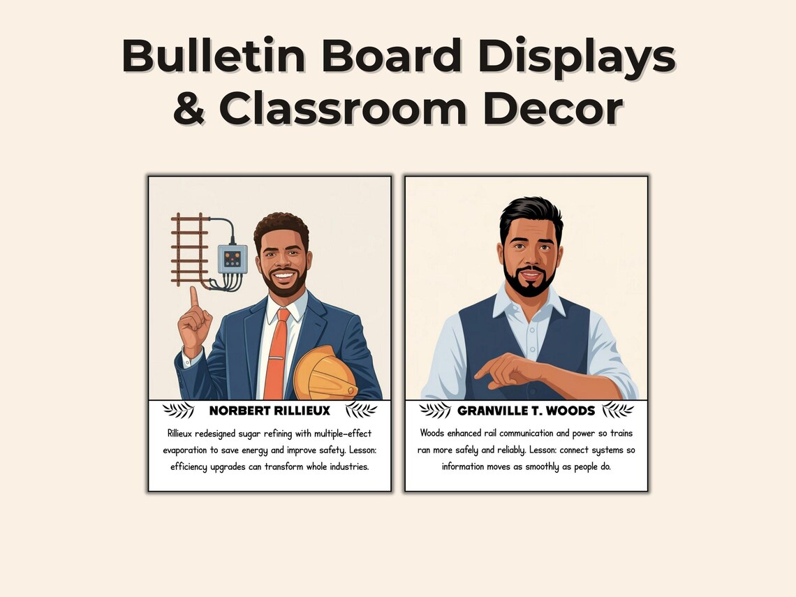27 Black Inventors Posters, STEM Inventions, Science Classroom Decor ...