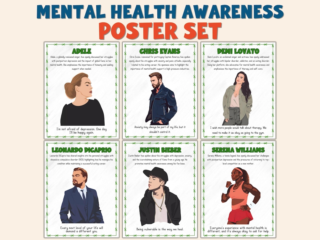 40 Mental Health Awareness Posters | celebrity Mental Health ...