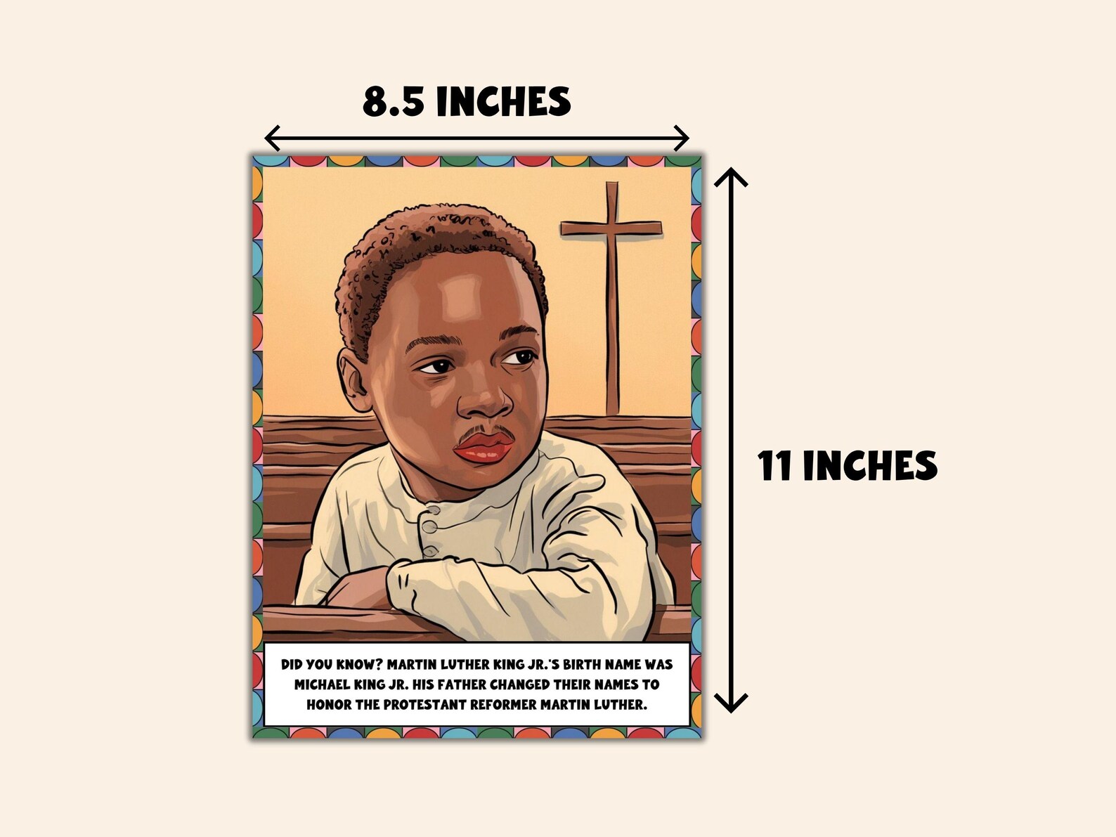 20 Martin Luther King Jr. Fun Facts Posters | Black History Month ...