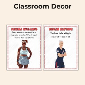 40 Athlete Quote Posters • Motivational Sports Classroom Decor • PE ...