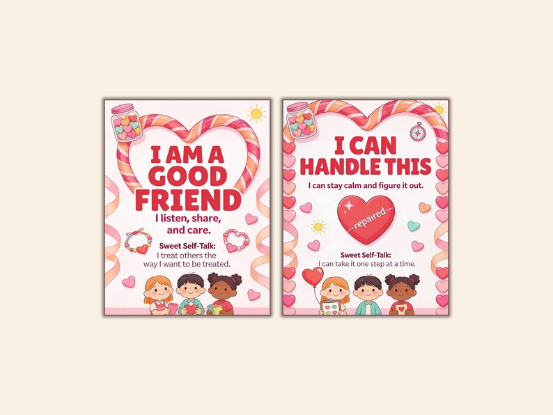 Valentine Positive Affirmations Posters for Classroom Decor | SEL ...