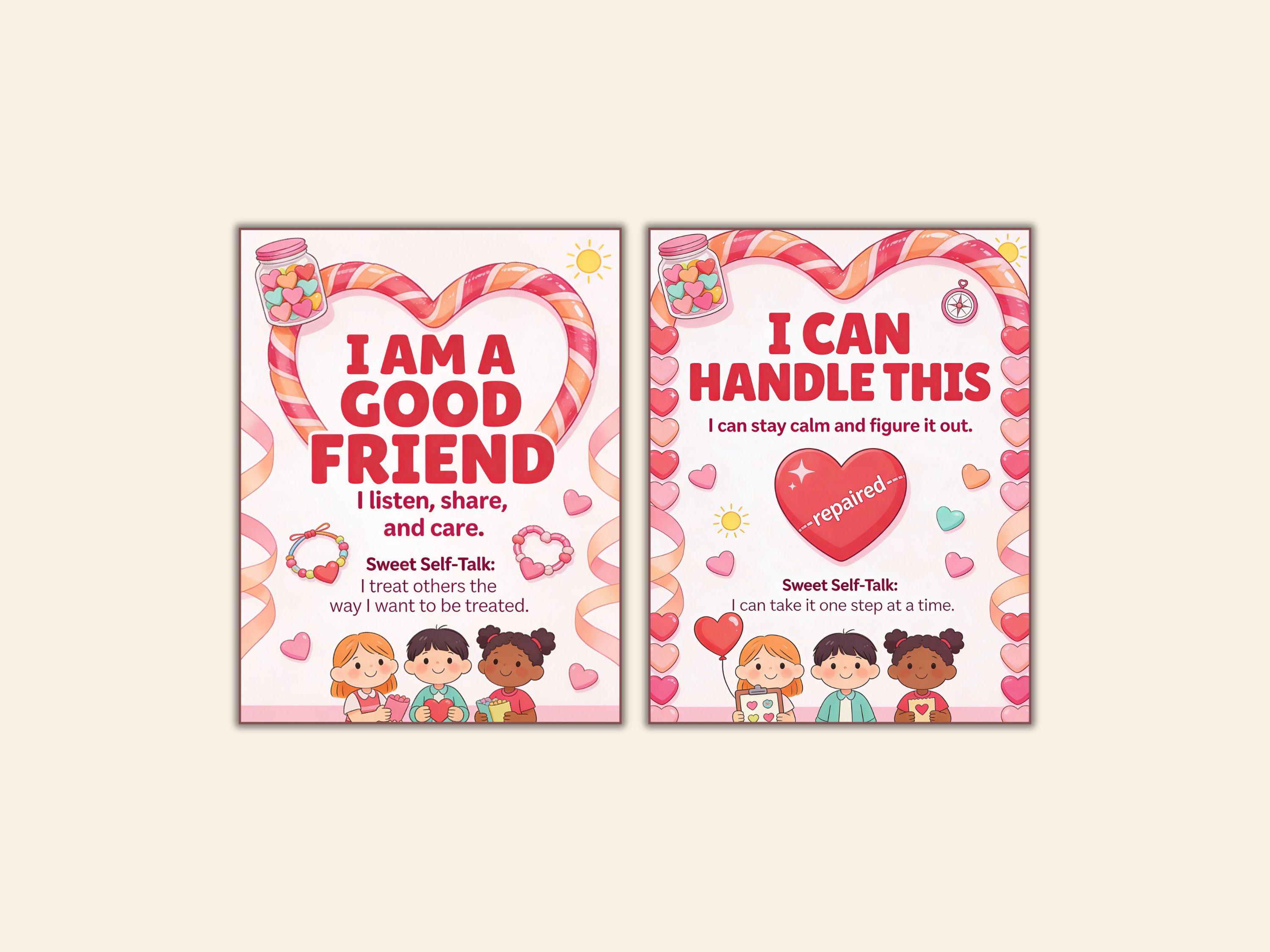 Valentine Positive Affirmations Posters for Classroom Decor | SEL ...