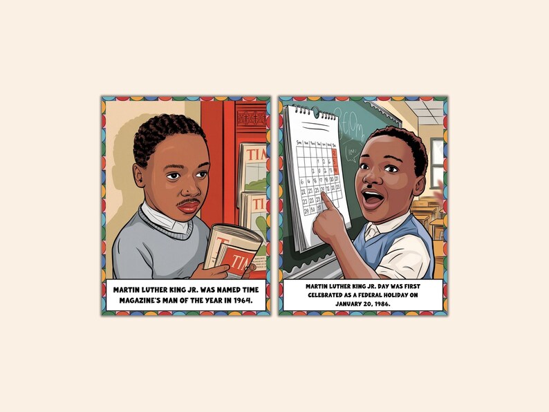 20 Martin Luther King Jr. Fun Facts Posters | Black History Month ...