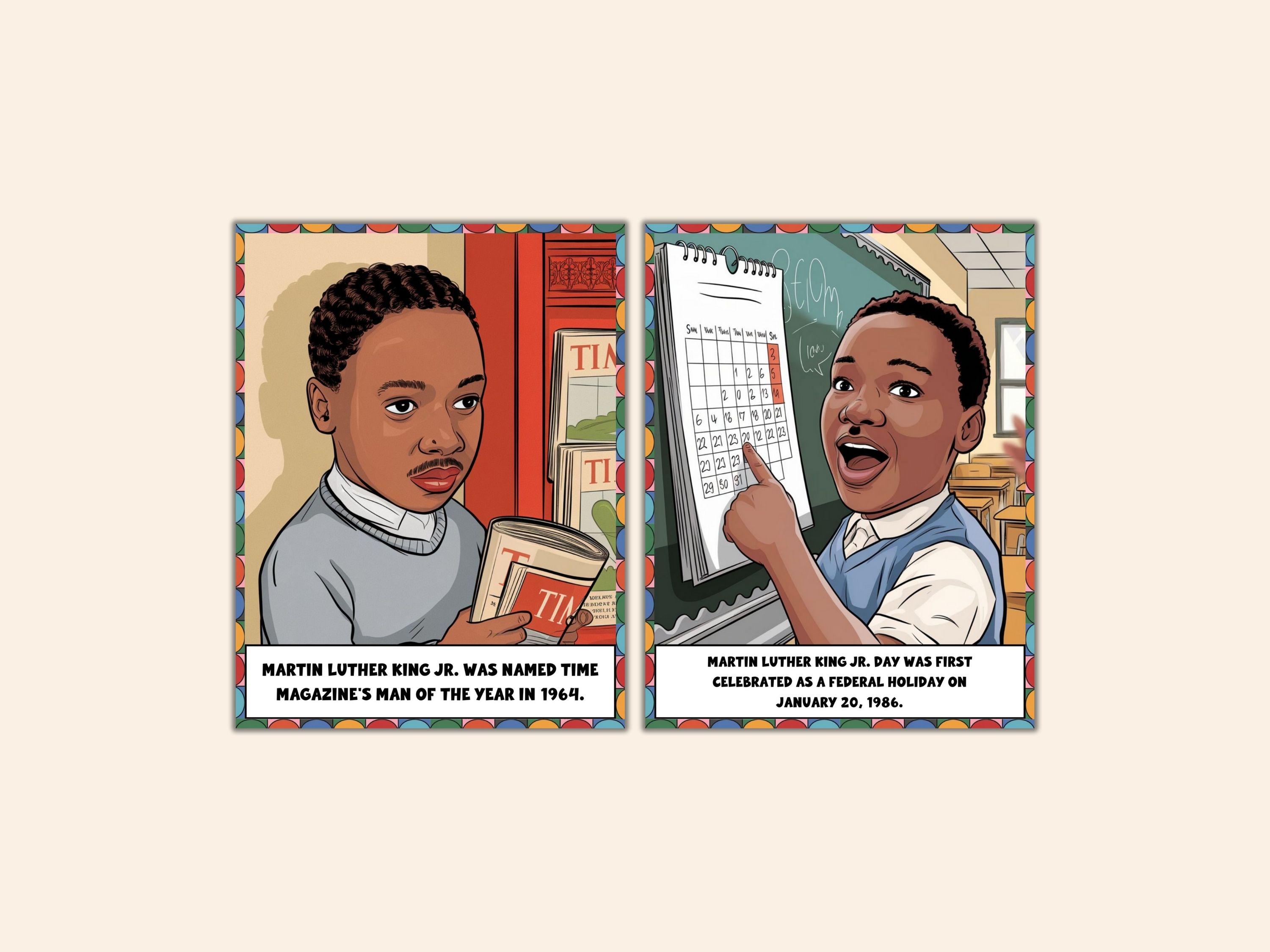 20 Martin Luther King Jr. Fun Facts Posters | Black History Month ...