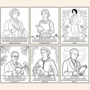 60 Famous Poets Coloring Pages | National Poetry Month Activities ...