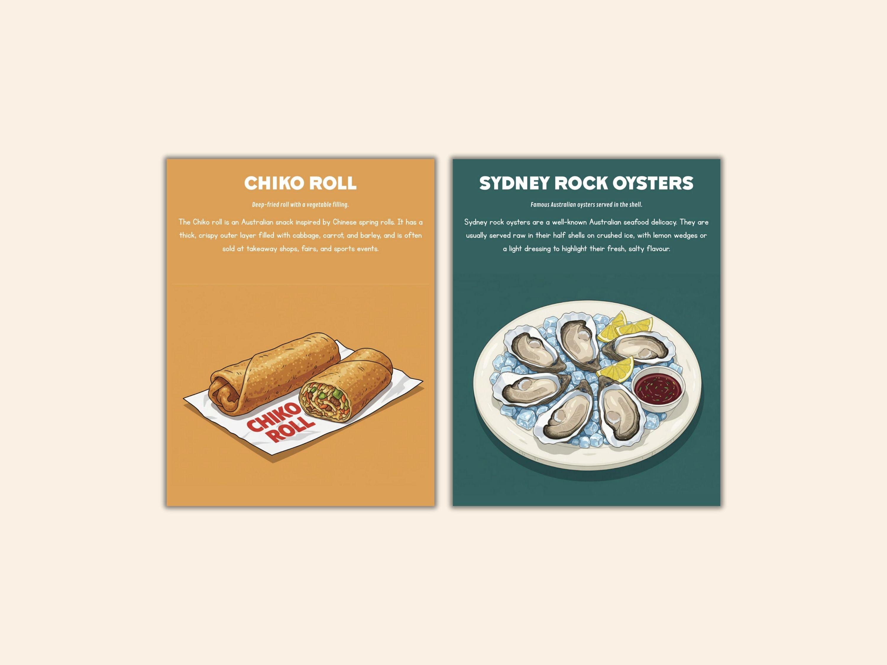 Australian Food Posters Printable | Traditional Cuisine Classroom Decor ...