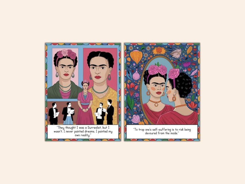 20 Frida Kahlo Quote Posters • Women’s History Classroom Decor ...