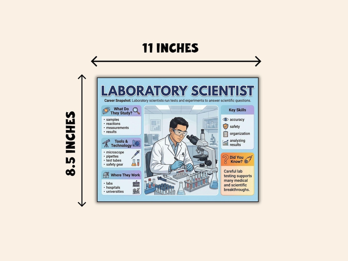 Science Careers Posters Set 50 | STEM Careers Bulletin Board | Career ...