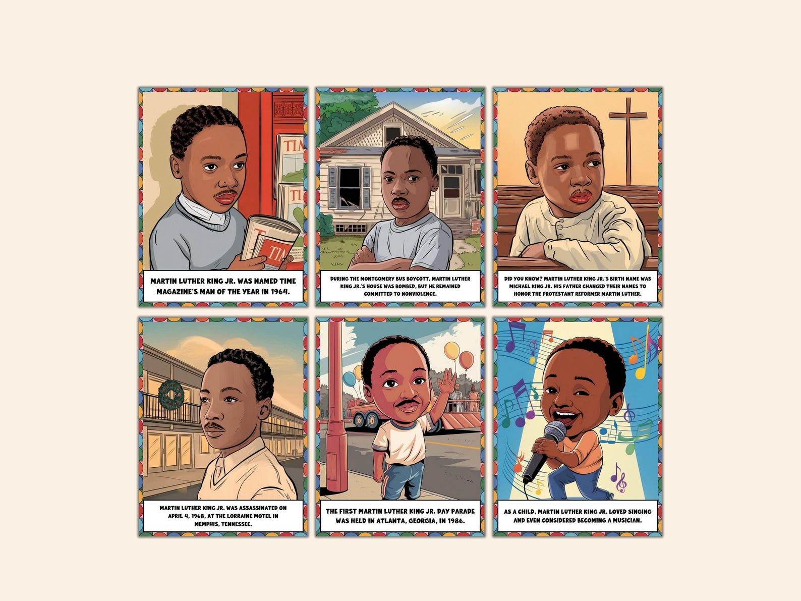 20 Martin Luther King Jr. Fun Facts Posters | Black History Month ...
