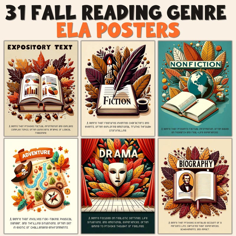 Theme Anchor Chart - Etsy