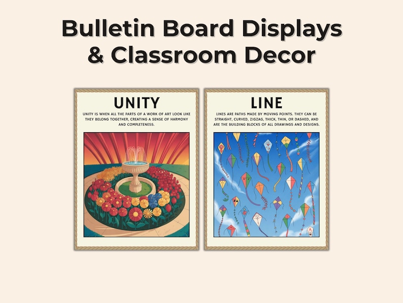 Elements of Art Posters, Principles of Design Posters, Art Classroom ...