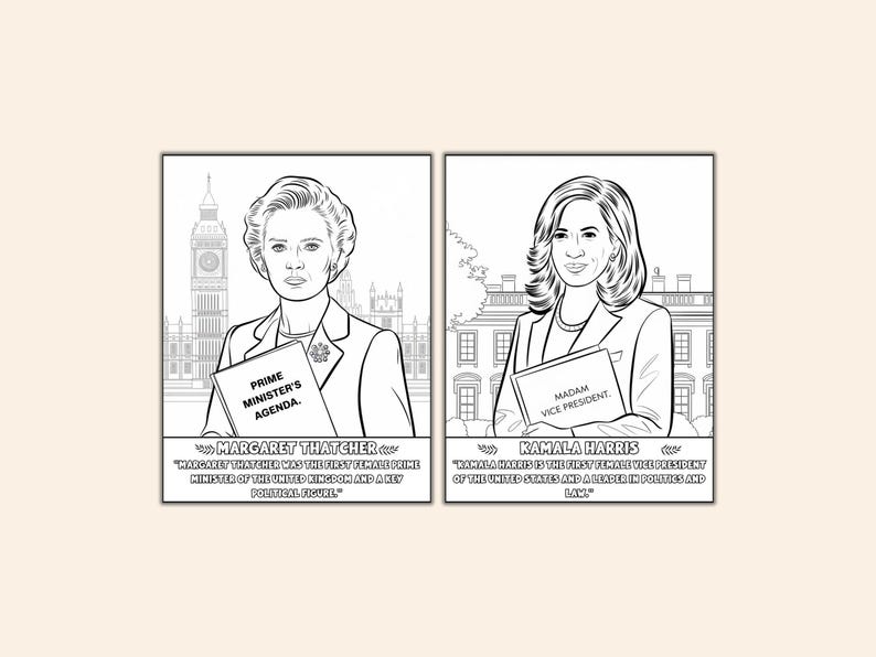 40 Women’s History Month Coloring Pages | Famous Women Leaders ...