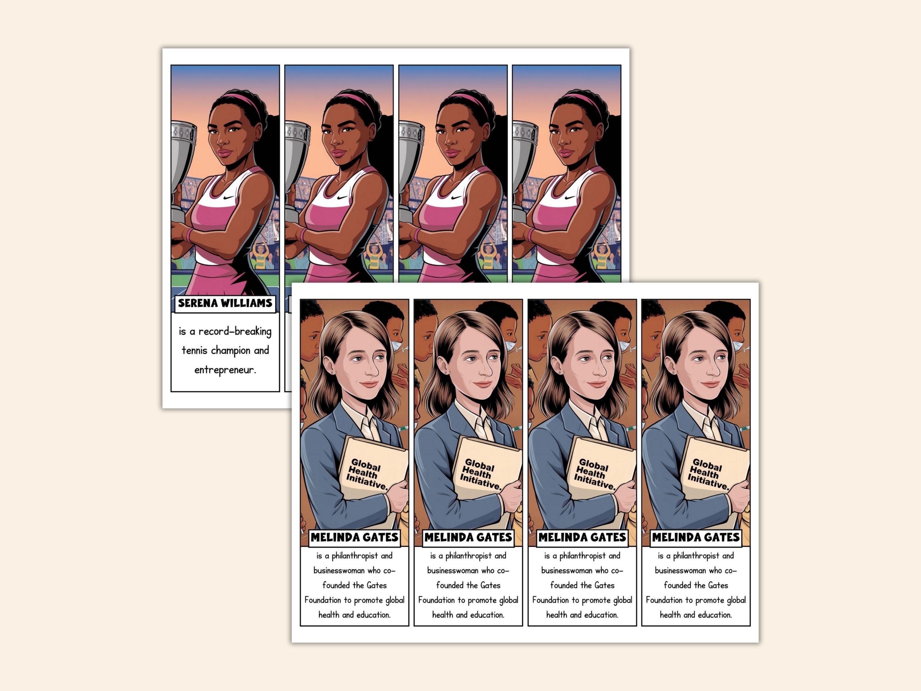 40 Women’s History Month Bookmarks | Famous Women Leaders Printable ...