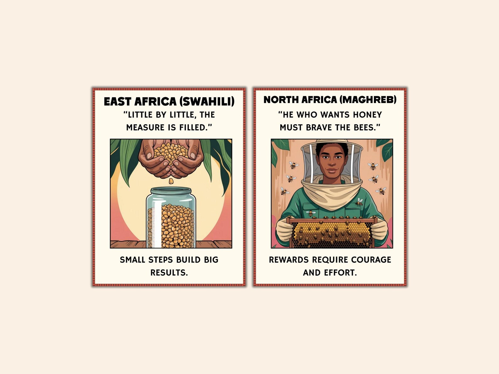 African Proverb Quote Posters | African Wisdom Classroom Decor | Black ...