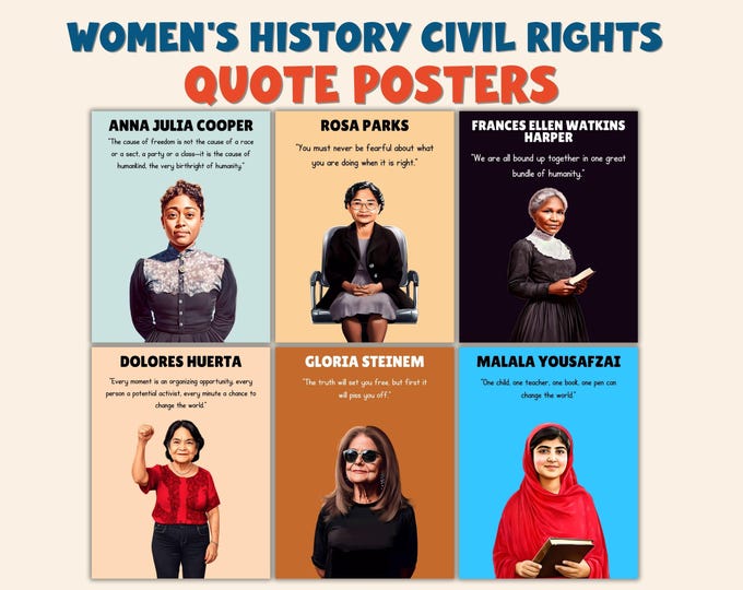 10 Inspirational Social Justice Digital Download Classroom Posters ...