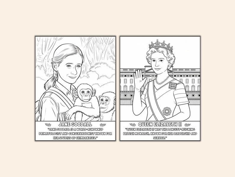 40 Women’s History Month Coloring Pages | Famous Women Leaders ...