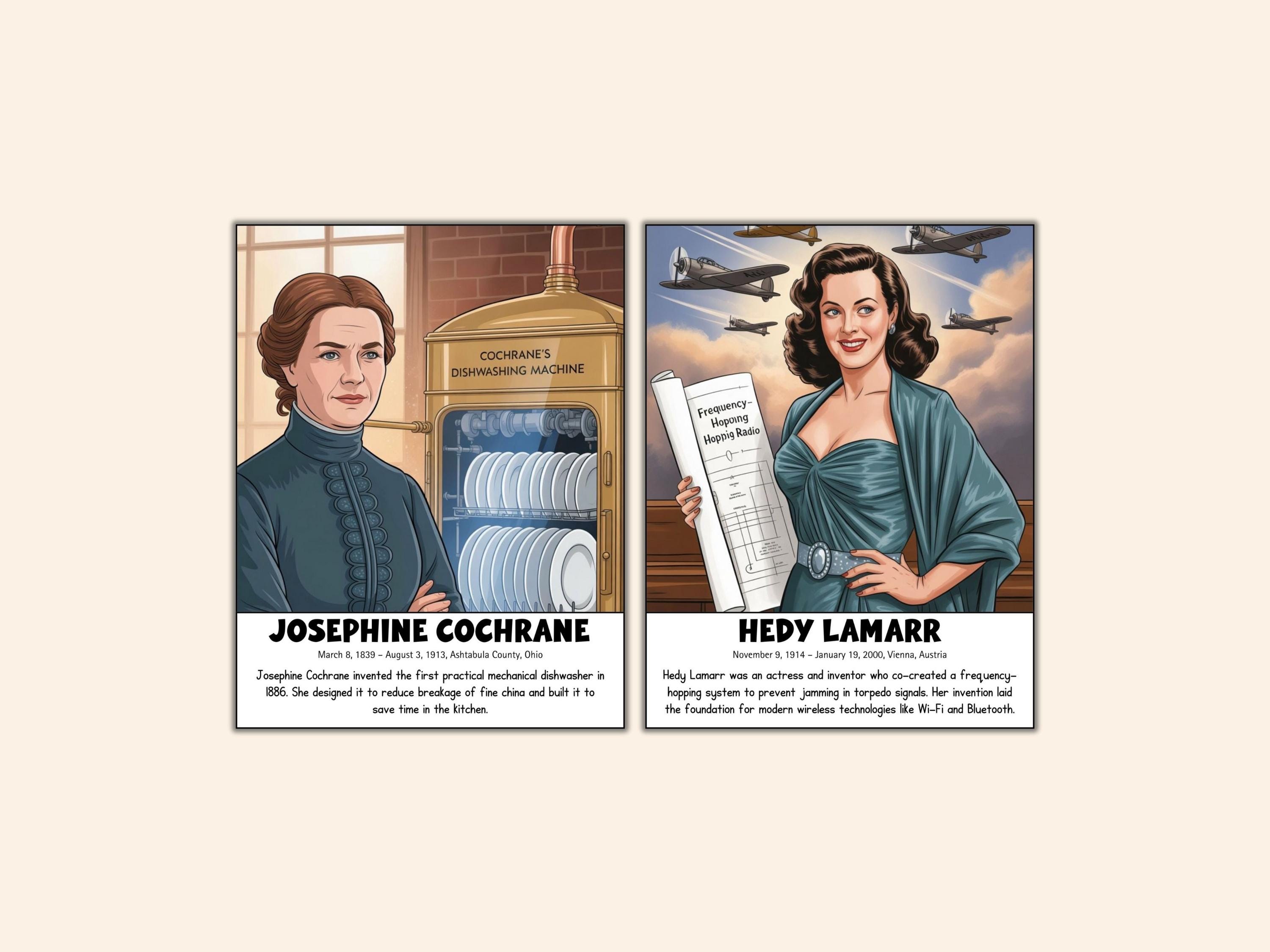50 Famous Inventors Biography Posters National Inventors Month STEM ...