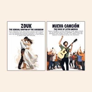 30 Hispanic Heritage Month Music Genre Posters | Latin Dance Genres ...