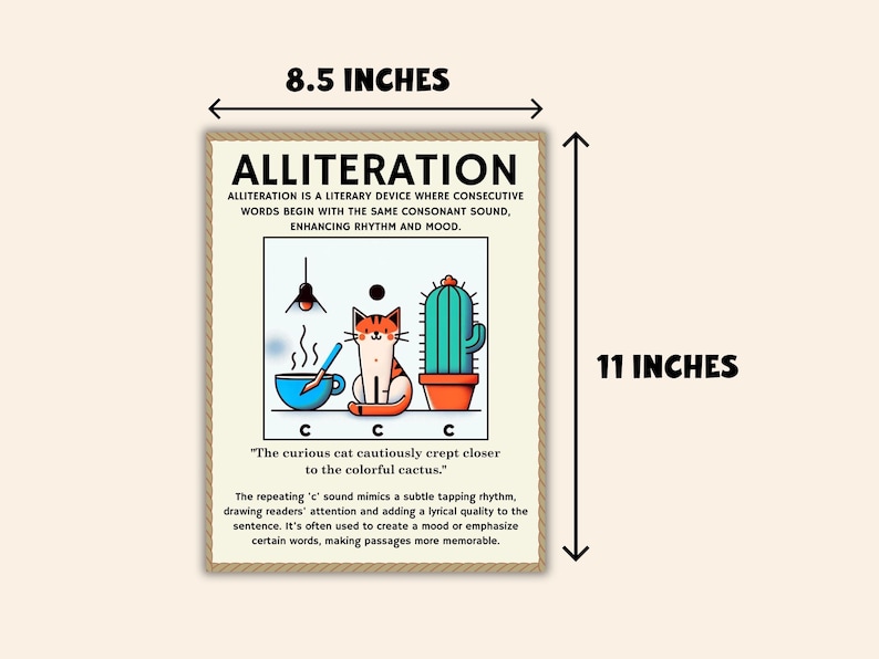 30 Poetry Devices Posters - Interactive Figurative Language Literary ...
