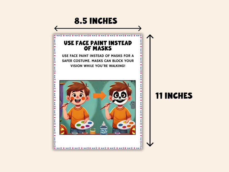 Halloween Safety Posters for Kids | Trick-or-treat Safety Tips ...