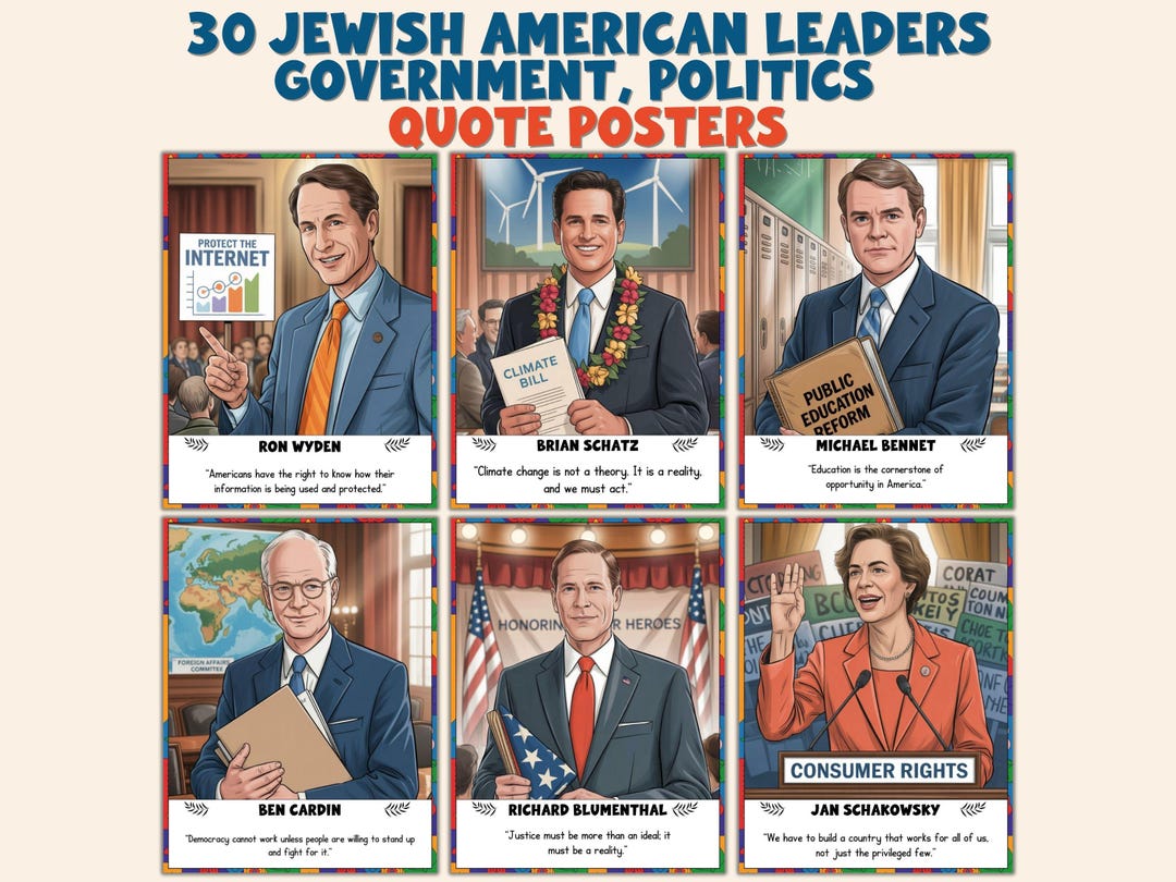 30 Jewish American Quote Posters | Heritage Month, Politics, Supreme ...