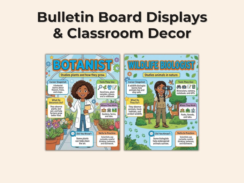 STEM Careers Posters for Kids | Science Technology Engineering Math ...