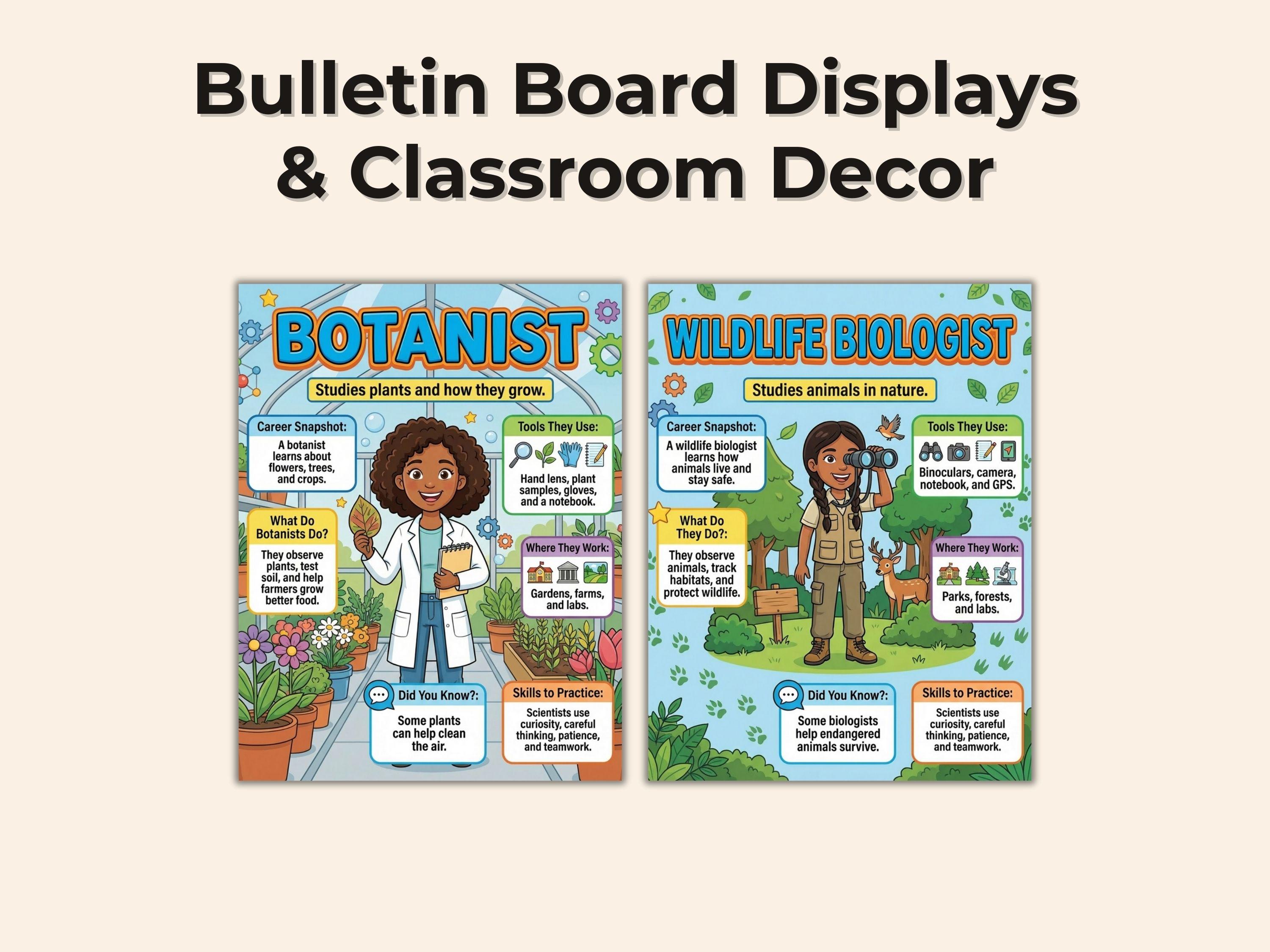 STEM Careers Posters for Kids | Science Technology Engineering Math ...