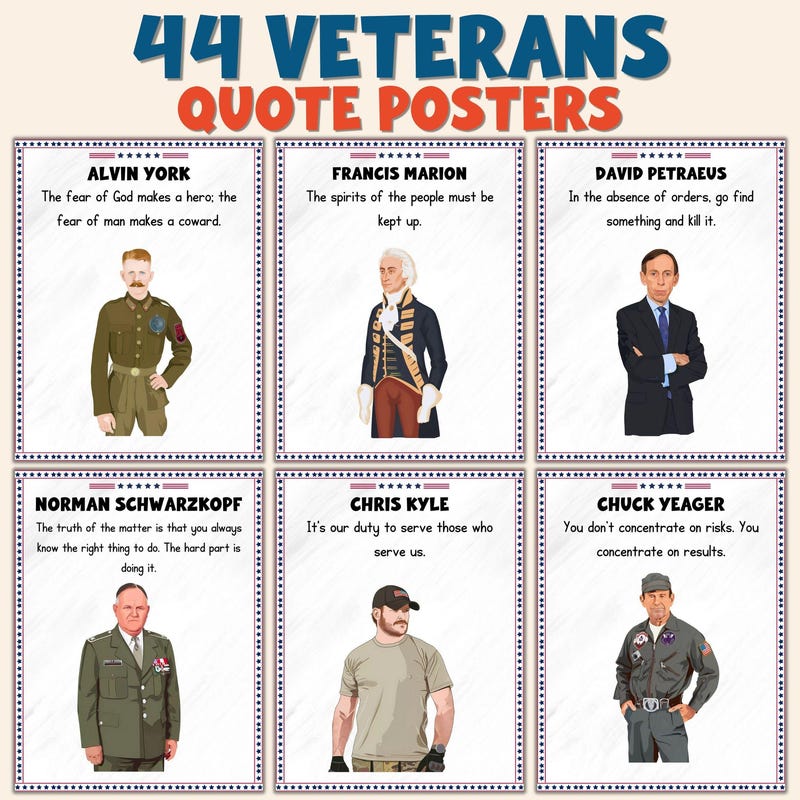 Military Veteran Posters - Etsy