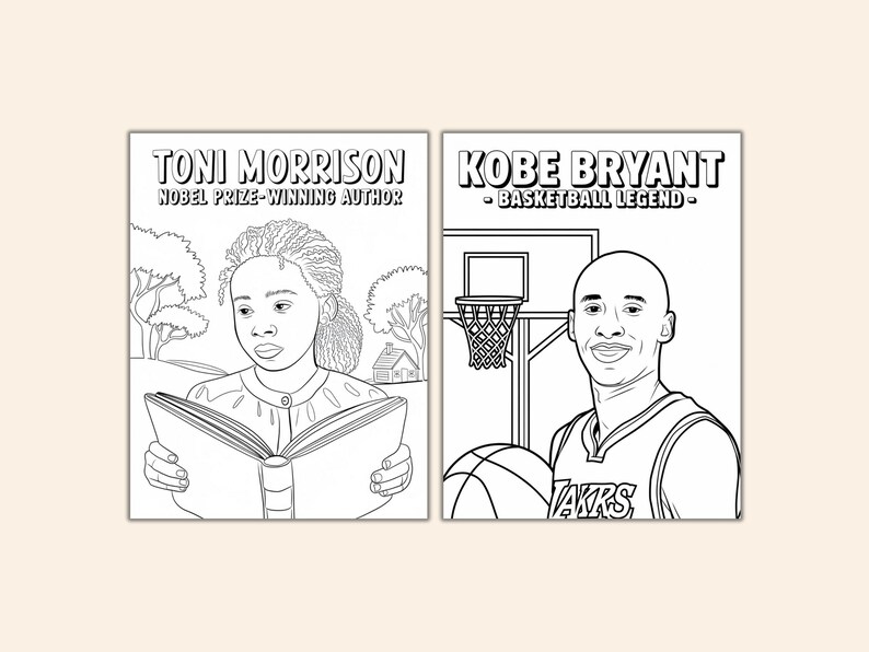 30 Black History Month Leaders Coloring Pages | BHM Coloring Sheets for ...
