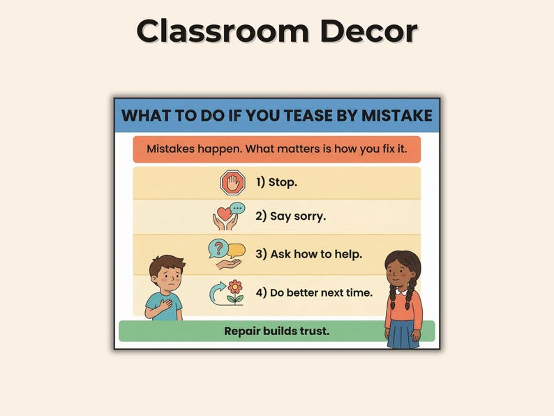 Friendship Problem Solving Posters | SEL Social Skills Conflict ...