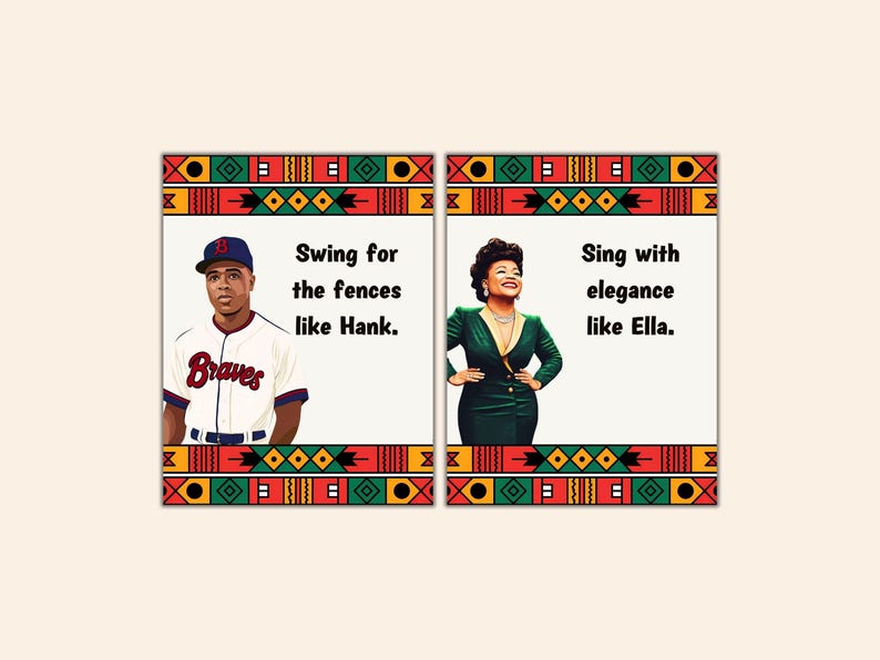 60 Famous Black Leaders Posters | Black History Month Bulletin Board ...