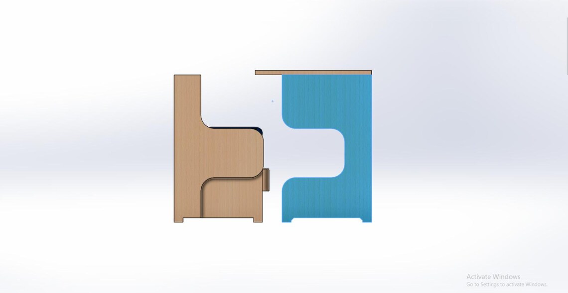 Foldable Wooden Computer Desk With Chair: Compact Home Office Furniture ...
