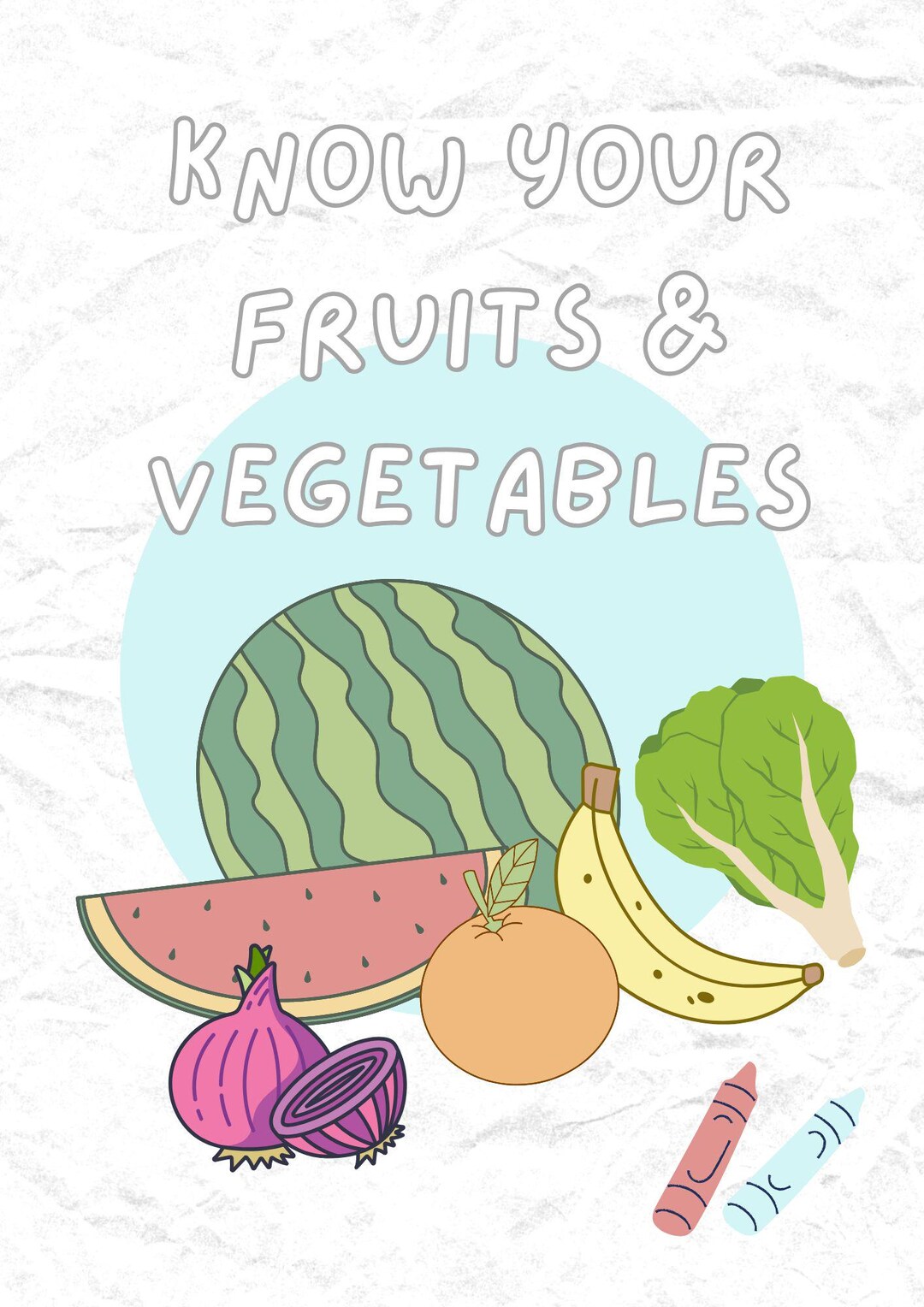 Fruits and Vegetables Colouring Book for Kids - Etsy