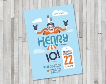 Ifly Invitation - Etsy