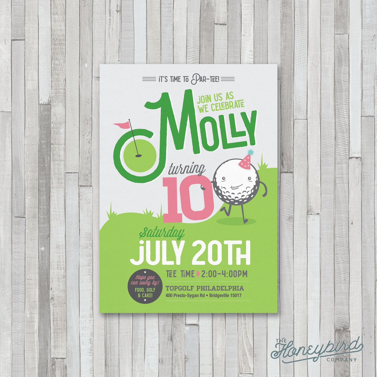 Golf / Putt Putt / Miniature Golf Birthday Invitation for Boy | Etsy