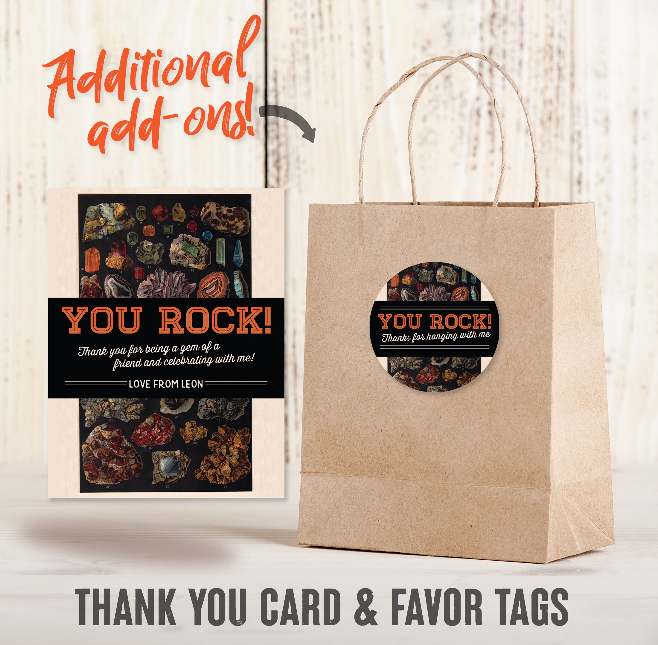 Rocks & Minerals / Geology / Gems / Mining Birthday Invitation - Etsy