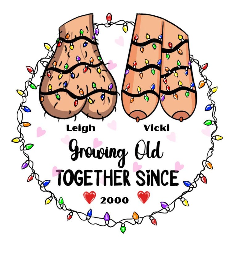 Growing Old Together Since- Customize Names and Year - Etsy