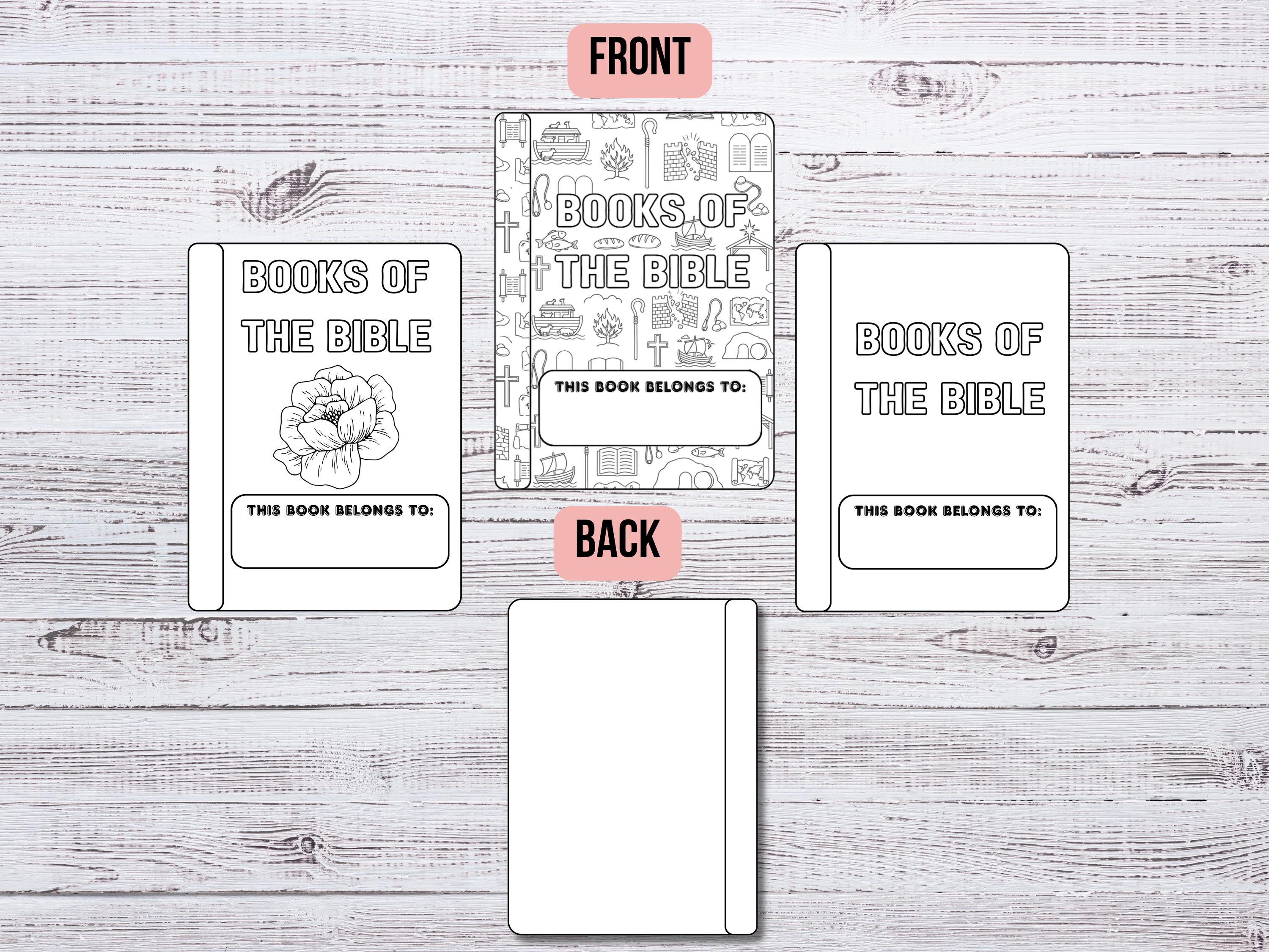 Books of the Bible Flip Book for Kids Sunday School Craft Printable ...