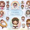 Cute Jesus Clipart, Christian Easter Png, Watercolor Jesus, Kids ...