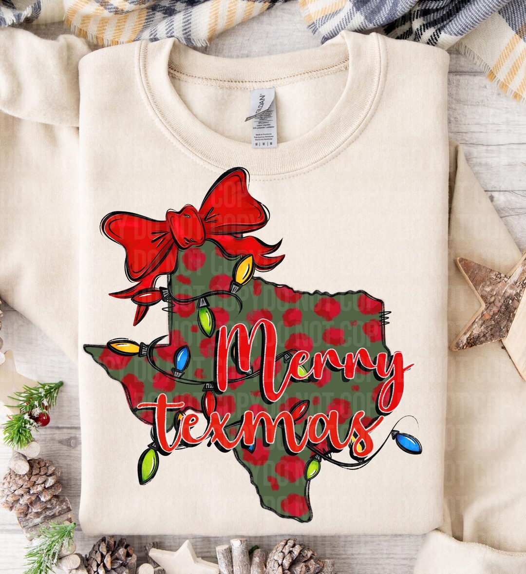 Texas Christmas PNG: Merry Texmas Sublimation – Leopard Texas Christmas ...