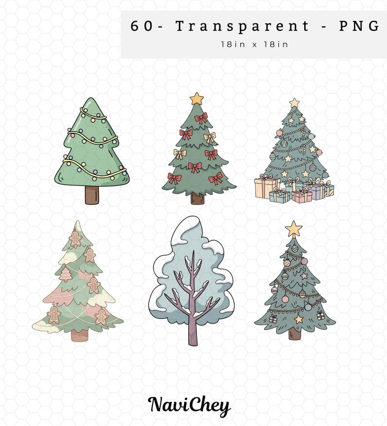 Cozy Winter Clipart Set – Christmas PNG Bundle, Transparent Holiday ...