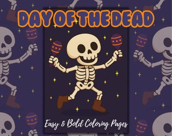 Festive Day of the Dead Coloring Pages: Printable Halloween Fun With ...