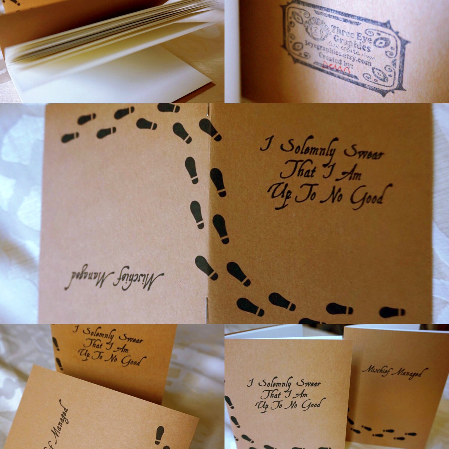 Fandom Themed Mini Notebooks/sketchbooks set of 2 - Etsy