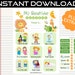 Printable Bedtime Routine Chart Digital Download Jungle Animals by ...