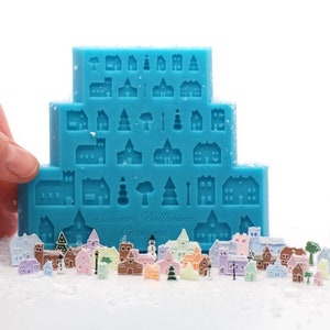 Miniature Gingerbread House Fronts Mold NEW - Etsy