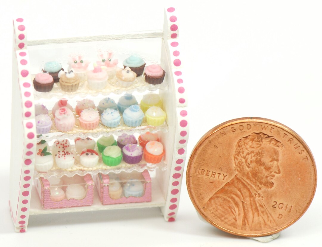 1:48 Cupcake Emporium Cupcake Display Case Kit NEW! - Etsy