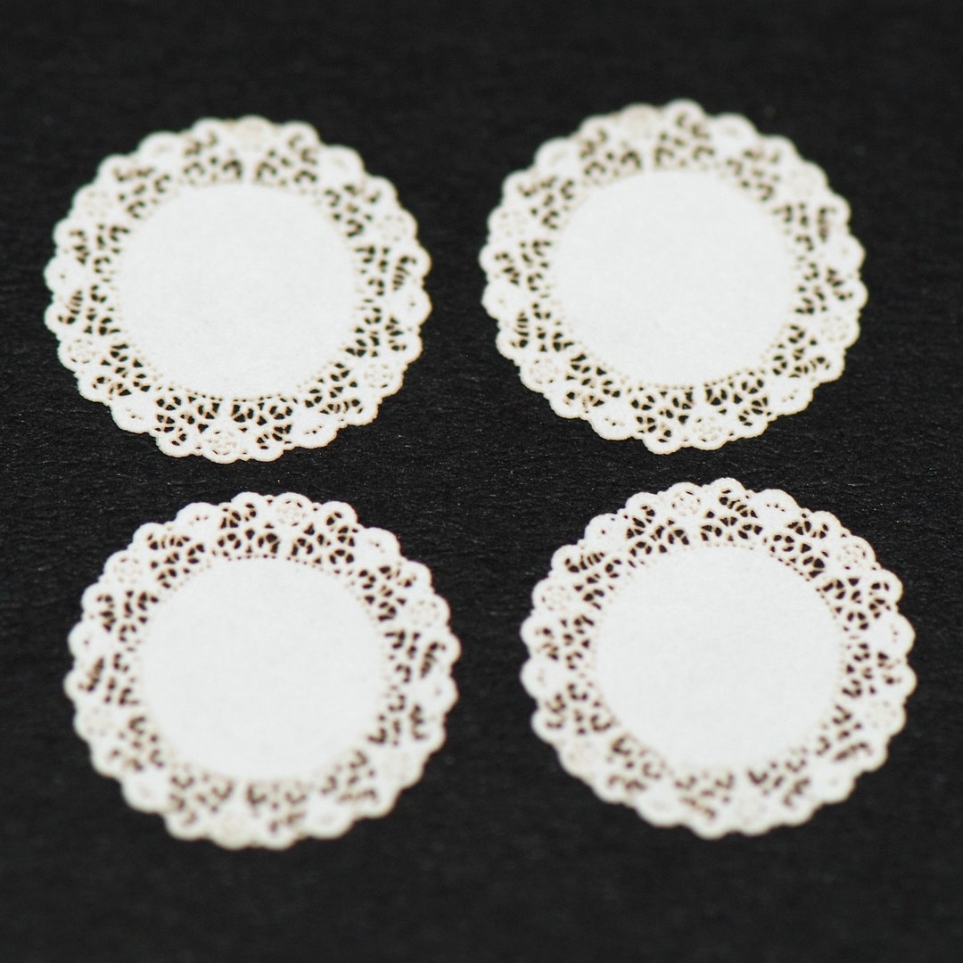 4 Miniature Laser Cut Doilies - Etsy